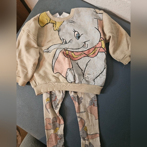 Zara | Matching Sets | Zara Disney Dumbo Girls 2t Sweater And Pants ...